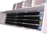 China Rubber Lining Belt Conveyor Roller Round Shaft Diameter 50mm for sale