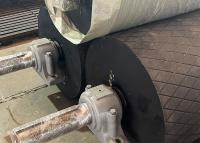 China Heavy Duty Tapered Conveyor Roller Slurry FGD Tracking Roller 500mm 800mm Belt Width for sale