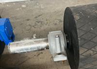 China Patterned Rubber Lining Tapered Conveyor Roller 1000mm Diameter Alloy Shaft for sale