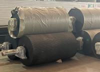 China Industrial Belt Conveyor Head Pulley 20mm Rubber Lining 400-1200mm Diameter for sale