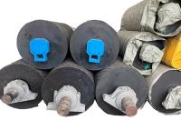 China Steel Disc Sealed Belt Conveyor Carrier Roller 89mm Anti Corrosion for sale