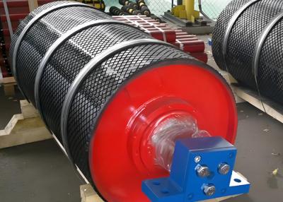 China Alloy Steel Belt Conveyor Roller Low Noise Tapered Pulley for 500-800mm Belt Width for sale