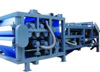 China Industrial Vacuum Belt Filter Sludge Dewatering Machine 1-5m Belt Width for Mining for sale