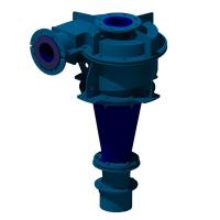 China Slurry Treatment Cone Type Hydrocyclone Separator 500-750mm Diameter 74-250μm Particle Size for sale