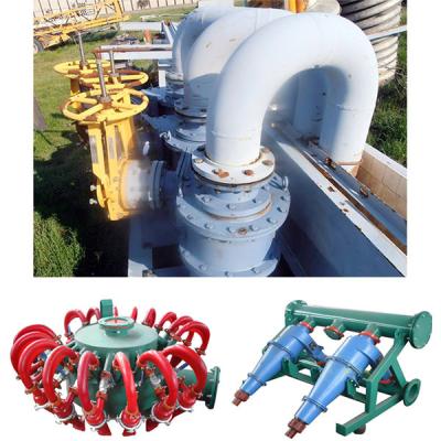 China Slurry Desanding Hydrocyclone Water Treatment Equipment Mild Steel Fabricated 80-90% Efficiency for sale