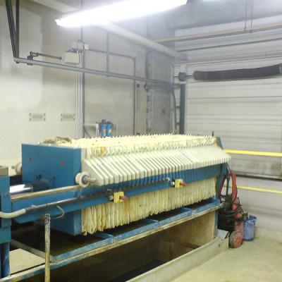 China Waste Water Treatment Press Machine with Mild Steel Frame and Square Filter Shape for sale