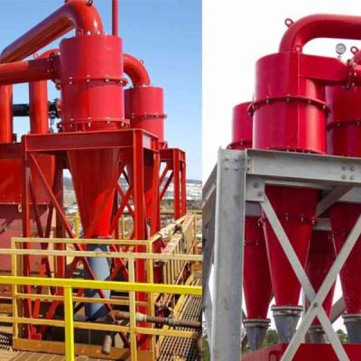 China UNIVEE Flooded Core Desanding Hydrocyclone 100mm Steel Flanged Connection for Industrial Water Treatment for sale