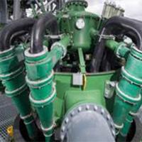 China UNIVEE Flooded Core Desanding Hydrocyclone 100mm Steel Flanged Connection for Industrial Water Treatment for sale