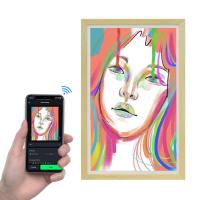 China 2K 4K Smart Thin Wirecutter Digital Photo Frame 43 Inch For Artwork for sale