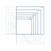 China ODM 5 Inch Square LCD Interactive Touch Monitor Wall Mounted 1920x1920 for sale