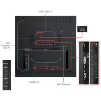 China ODM Square LCD Display Monitor IPS Panel Digital Poster Display 19