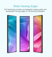China Android8.1 Stretched Bar LCD Shelf Led Display Screen Advertising Ultra Wide for sale