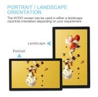 China ODM 27 Inch Touch Screen Monitor Digital Signage TVS With RJ45 Interface for sale