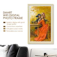 China Acrylic NFT Smart Digital Photo Frame Poster Advertising Display ODM for sale