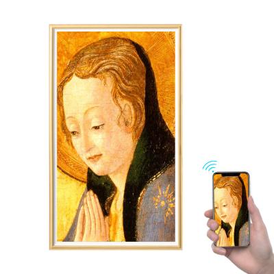 China Wall Mounted 4K Photo Digital Frame Wifi 65 Inch for sale