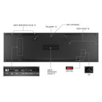 China 36.6 Inch Stretched Bar LCD Display Digital Poster For Shopping Mall for sale