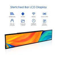 China Android Stretched Bar Monitor LCD Shelf Screen Display Wall Mount 28.5 Inch for sale