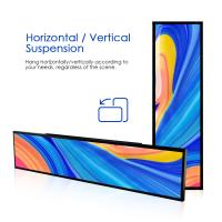 China Android 8.1 Stretched Bar LCD Monitor 3000 1 Contrast Ratio WiFi LAN Connectivity USB/HDMI Inputs for sale