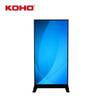 China Indoor interactive Floor Standing Digital Signage LCD Screen Kiosk 75inch ODM for sale