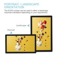 China 4G 8G Wall Mounted Digital Signage Photo Frame Commercial Screens for sale
