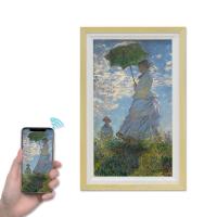 China Wireless Digital Uploadable Picture Frame 21.5 Inch Multilanguage for sale