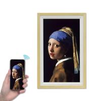 China 32Inch NFT LCD Signage Display Digital Photo Frame Wall Mounted 350cd/M Brightness for sale