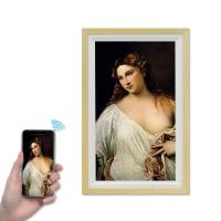 China WiFi 43Inch LCD Signage Display Digital Artwork Frame 16GB for sale