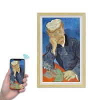 China Canvas Wooden 32 Inch Digital Picture Frame Wall Artwork ODM for sale