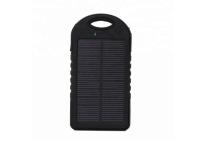 China Custom Logo Portable Solar Power Bank Waterproof Dual USB Mobile Phone Battery Charger for sale