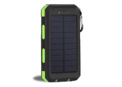 China Waterproof Solar USB Power Bank / Solar Mobile Power Bank 8000mah With Compass for sale