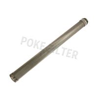 China Custom Stainless Steel Pleated Candle Filter Element Sintered Porous Metal Filter Elements for sale