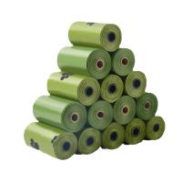 China EN13432 Certified Biodegradable Dog Waste Bags | 6-Month Home Compostable | Cornstarch-Based Eco Material (MOQ 500) for sale