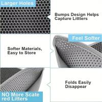 China Double-Layer Cat Litter Trapper - No More Sweeping! for sale