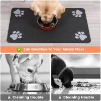 China Premium Waterproof Pet Feeding Mat - Absorbent Placemat for Dog & Cat Food Bowls for sale