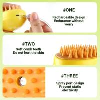 China 3-in-1 Electric Pet Grooming Brush with Spray Function for sale