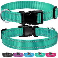 China Premium Reflective Dog Collar - Adjustable Safety Nylon Collar for All Dog Breeds for sale