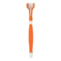 China 3-Sided Professional Pet Dental Care Toothbrush | Wholesale Pet Supplies for sale