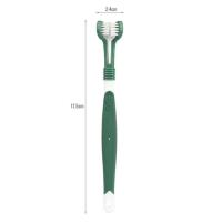 China 3-Sided Professional Pet Dental Care Toothbrush | Wholesale Pet Supplies for sale