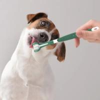 China 3-Sided Professional Pet Dental Care Toothbrush | Wholesale Pet Supplies for sale
