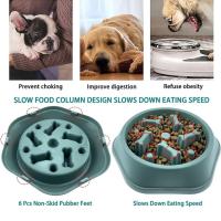 China Hexagonal Pet Slow Feeder Bowl Anti-Choking Dog Food Bowl with Non-Slip Base | MOQ 1000 PCS for sale