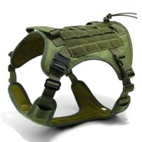China Lightweight Tactical Dog Harness | Comfortable No-Pull Design | Adjustable for Medium and Large Dogs for sale