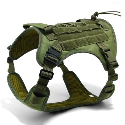China Professional Tactical Dog Harness | MOLLE System for Accessories | For Military, Police, and Working Dogs for sale