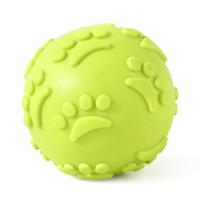 China Pet Toy Ball with Paw Prints - Interactive Dog Chew Toy with Squeaker
Premium Interactive Pet Toy with Dental Care Features for sale