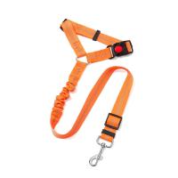 China Adjustable Pet Car Safety Belt | 2.5cm Heavy-Duty Dog Seat Belt with D-Ring | Universal Vehicle Safety Leash (4 Colors) | Crash-Tested Dog Restraint for sale