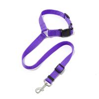 China Premium Quality Dog Seat Belt | Heavy-Duty Pet Car Safety Harness | Durable Polyester Vehicle Restraint | Professional Grade Car Leash (4 Colors Available) for sale