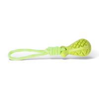 China Interactive Dog Chew Toy with Cotton Handle - Food Dispensing for Healthy Teeth - Durable Toy for Cats and Dogs for sale