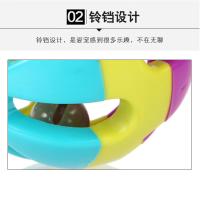 China Interactive Tri-Color Bell Ball - Durable Plastic Toy for Cats and Dogs - Stimulating Sound Play for sale