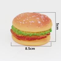 China Interactive Burger Squeak Toy - Safe and Fun Chew Toy for Pets - Ideal for Cats and Dogs for sale