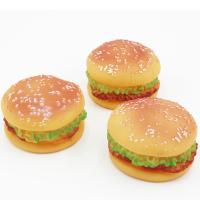 China Interactive Burger Squeak Toy - Safe and Fun Chew Toy for Pets - Ideal for Cats and Dogs for sale