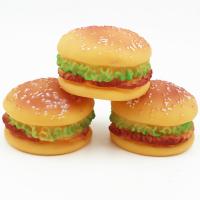 China Interactive Burger Squeak Toy - Safe and Fun Chew Toy for Pets - Ideal for Cats and Dogs for sale